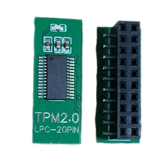 TPM2.0 20-PIN TPM Module LPC TPM 2.0 Trusted Platforms Authentic £13.82 ...