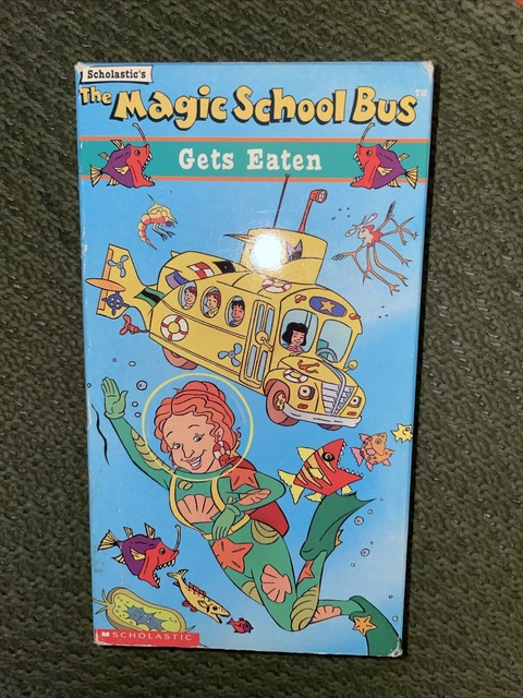 SCHOLASTIC’S THE MAGIC School Bus Gets Eaten VHS Video Tape PBS Kids ...