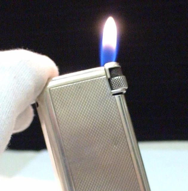 BRIQUET ANCIEN FLAMINAIRE Quercia Crillon ARGENT Vintage Solid Silver ...