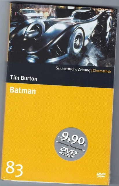 BATMAN A TIM Burton Film DVD mit Michael Keaton Neuware in Folie EUR 10 ...