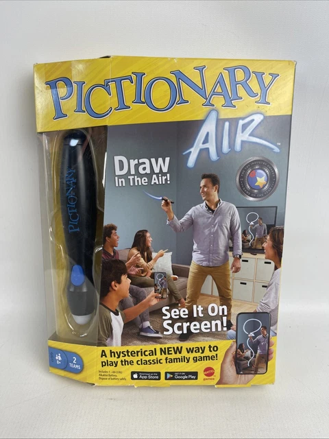 MATTEL GAMES PICTIONARY Air Interacting Drawing Game for Ages 8+ 2 ...