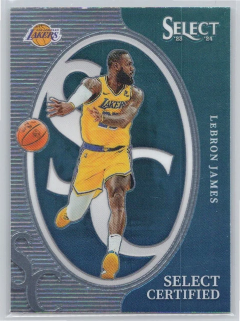 2023-24 PANINI SELECT #7 LeBron James Select Certified Lakers EUR 4,49 - PicClick IT