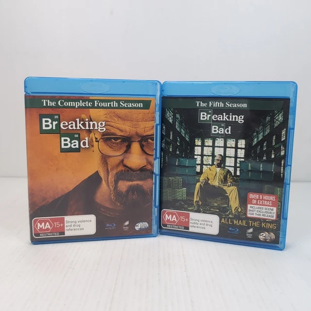 BREAKING BAD THE Complete 4th & 5th Season Blu-Ray 5-Disc Set Region A ...