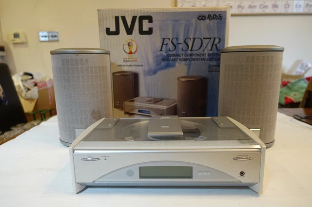 JVC FS-SD7R MICRO Component Hi Fi System - CD / Radio + remote + box + instruct. £50.00 ...