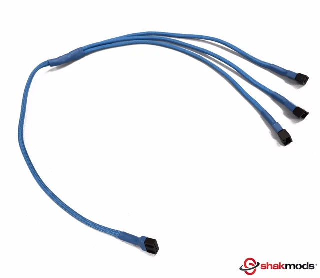Splitter A Y Per Ventole Pwm 4 Pin 3 Vie Cavo 60cm LEIBOCHAO 4-Pin PWM ...