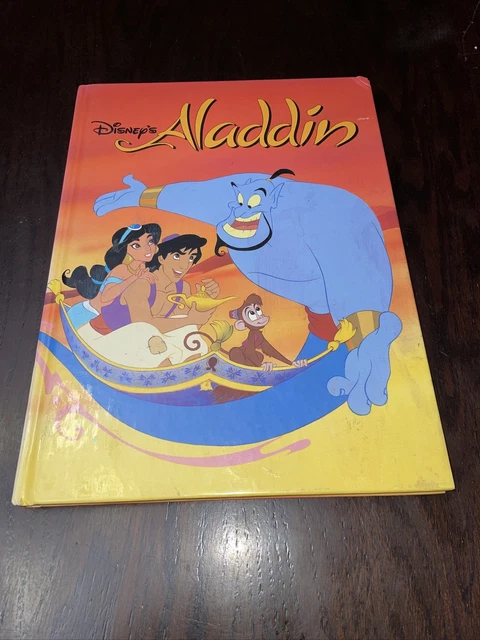 DISNEY'S ALADDIN HARDCOVER Book Mouse Works Adapted by Don Ferguson ...