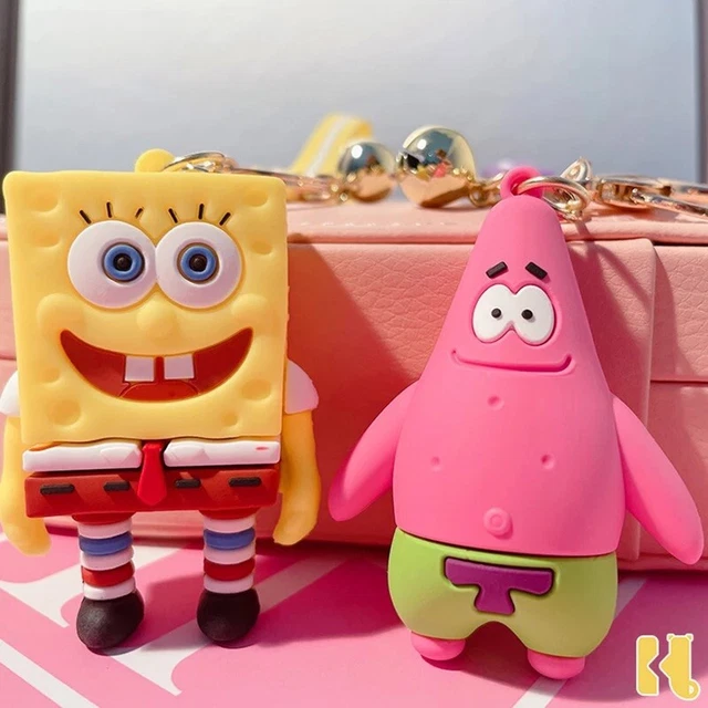 LOT PORTE CLÉ bob l’eponge patrick dessin animé enfant 2pcs/lot ...