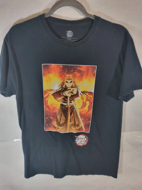 DEMON SLAYER KIMETSU No Yaiba The Movie Mugen Train Rengoku T-Shirt ...