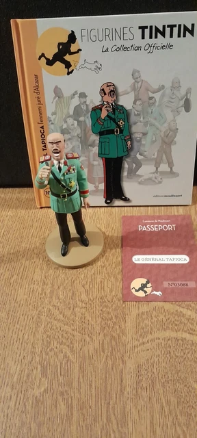 FIGURINE TINTIN COLLECTION Officielle Le General Tapioca Numero 108 Et ...