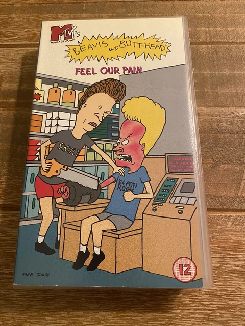 BEAVIS AND BUTT-HEAD Feel Our Pain VHS Video 8 Episodes 1996 Retro Rare ...