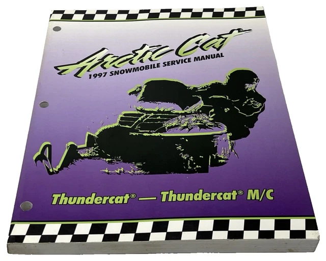 ARCTIC CAT 1997 Thundercat Snowmobile 2255-553 Dealer Service Manual ...