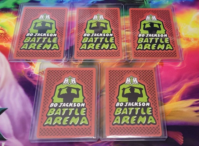 2026 BO JACKSON Battle Arena Griffey Set | FOIL Fire Lot | 5 Cards ...