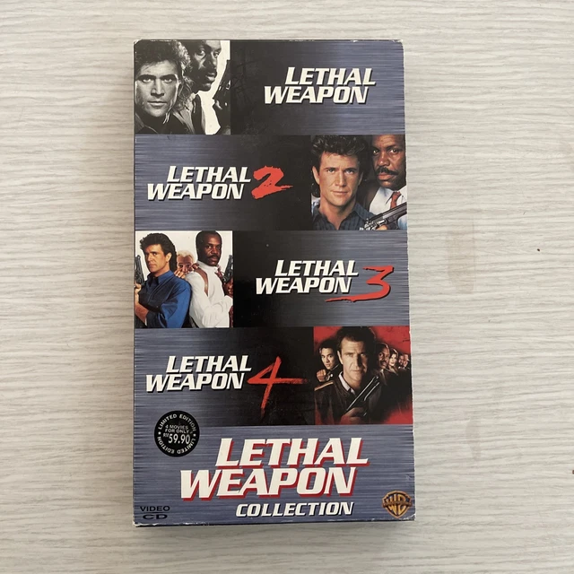 RARE LETHAL WEAPON Movies VCD Video CD Collection (1-4) 8 Disc Box Set ...