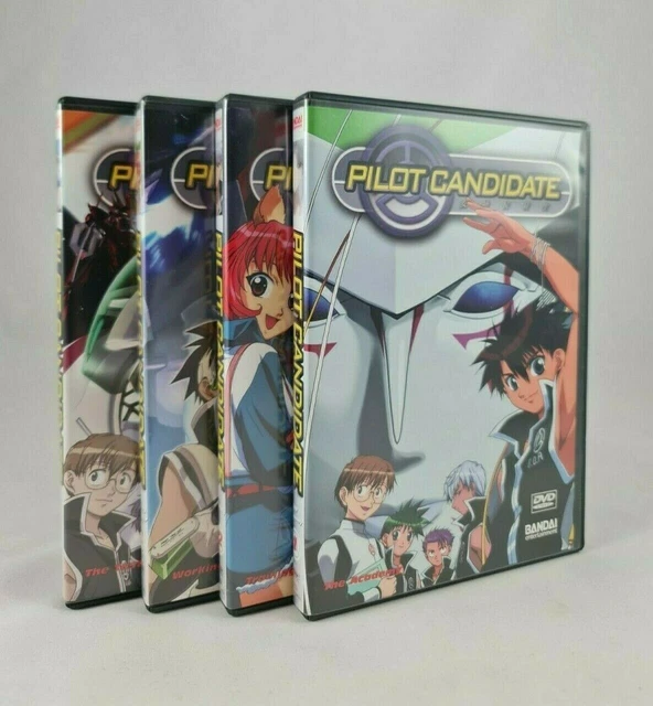 PILOT CANDIDATE ANIME Series Complete Volumes 1-4 Bandai Ent. DVD Reg 1 ...