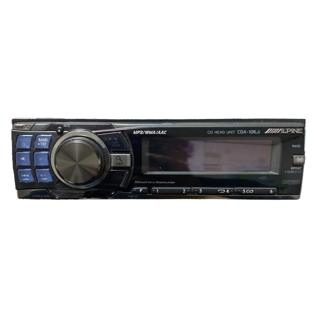 ALPINE CDA-106JI 1DIN iPod CD Head Unit Car Audio USB Slot AM FM JDM ...