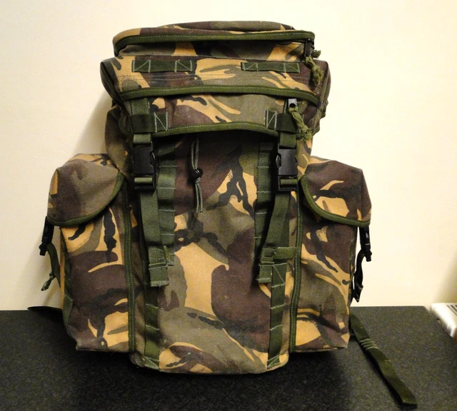BRITISH ARMY ISSUE DPM Woodland Camo 30L Litre IRR Patrol BackPack ...