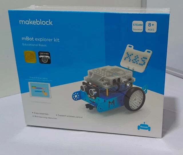 MAKEBLOCK MBOT-S STEM Exploring Coding Bluetooth Robot Kit New Seald ...