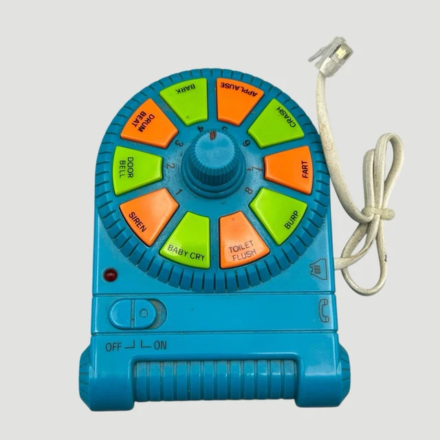 MGA PHONE FUN Sound Effect Machine Toilet Bark Applause Burp Siren ...