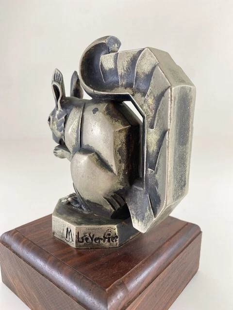 MAX LE VERRIER TEMPLER Art Deco Squirrel Mascot Bronze 1920s $1,360.95 ...