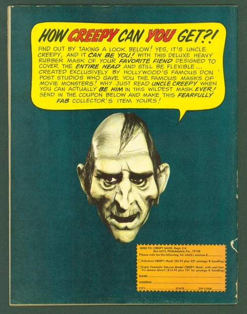 CREEPY #6 (1965) Frank Frazetta Cover [Warren] SA £14.91 - PicClick UK