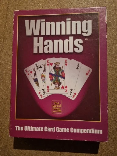 WINNING HANDS THE Ultimate Card Game Compendium Paul Lamond Games Boxed ...