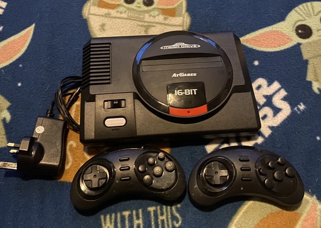 ATGAMES MEGA DRIVE Flashback Console, 85 gioco integrato, 2 controller ...
