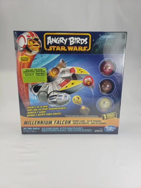 HASBRO ANGRY BIRDS Star Wars Millennium Falcon Bounce Game Age 8+ New ...