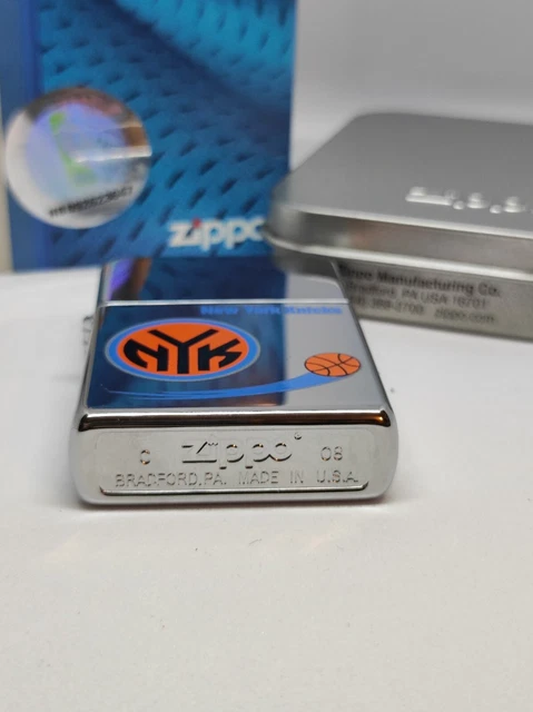 ZIPPO NBA 22619 New York Knicks Lighter Case - No Inside Guts Insert ...