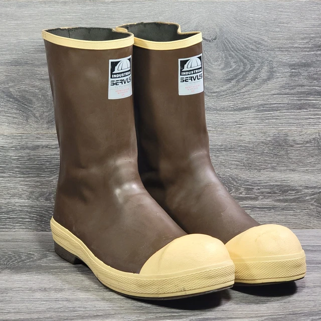 HONEYWELL SERVUS STEEL Toe Boots Men's Size 13 ASTM F 2413-05 Brown ...