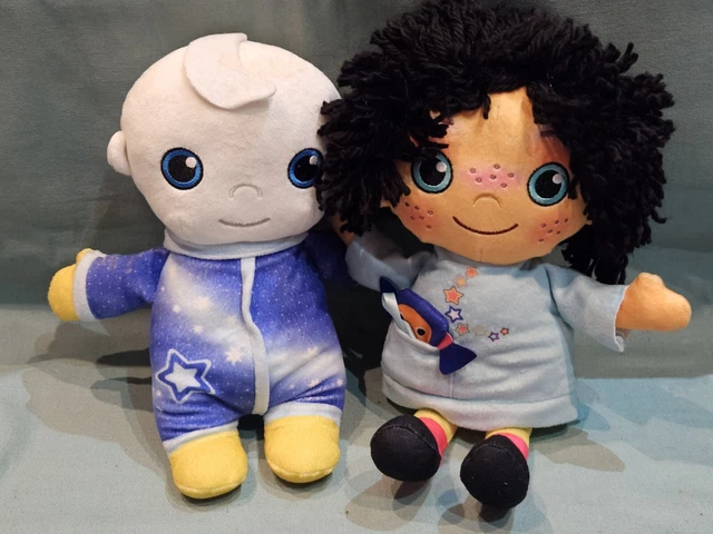 CBEEBIES HASBRO MOON And Me Soft Plush 11" Pepi Nana And Moon Baby ...