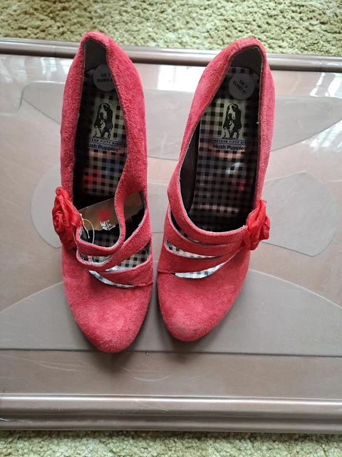 HUSH PUPPIES RED suede shoes.Size 7 New with tags £5.00 - PicClick UK
