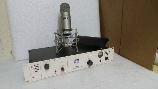TLA MIC / Preamplifier, Ivory 2, 5000 valve condenser mic preamp/psu w ...