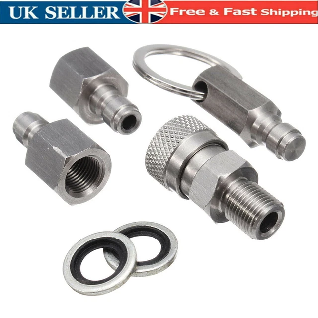 FOR PCP AIR Gun Rifle Filling Quick Release Coupler 1/8 BSPP Connector ...