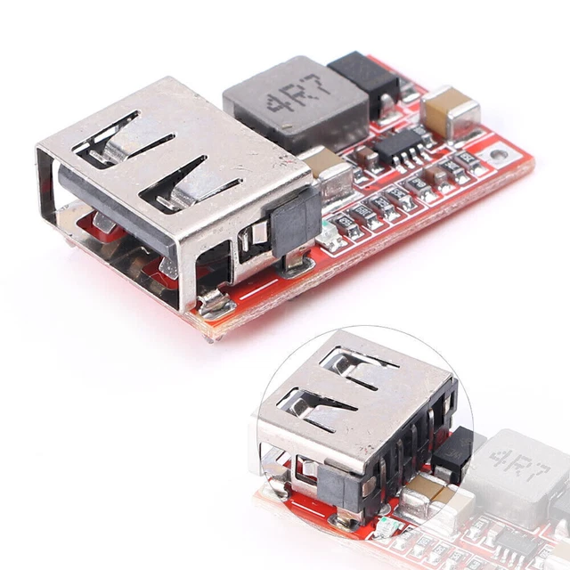 FINE 6-24V 12V/24V to 5V 3A CAR USB Charger Module DC Buck step down ...