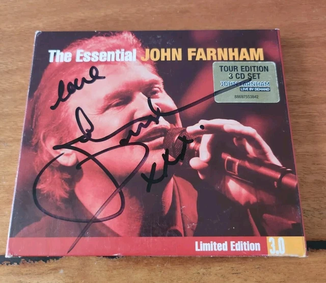 JOHN FARNHAM SIGNED Essential Collection 3Cd Tour Edition 2009 $60.00 ...