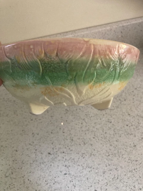 SYLVAC ART DECO Pink Green Yellow Bowl 1738 £10.00 - PicClick UK