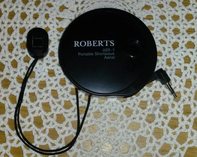 ROBERTS AER-1 PORTABLE Shortwave Aeriel / Antenna Black £19.95 ...
