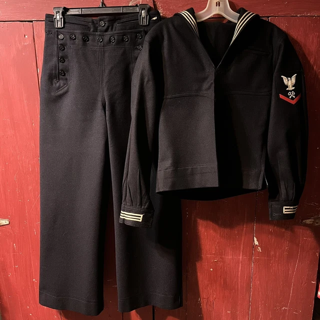 WWII US NAVY Sailor Seaman Second Class Uniform Cracker Jack Style Ww2 ...