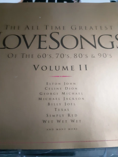 VARIOUS - THE All Time Greatest Love Songs Volume 2 - Cd £1.20 ...