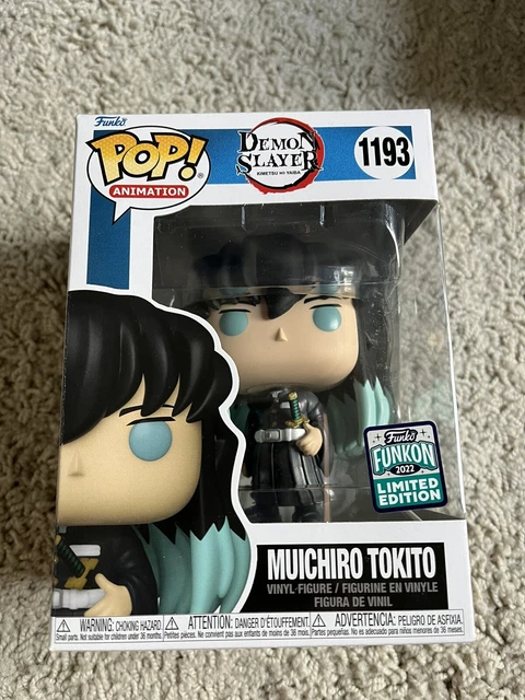 FUNKO POP! DEMON Slayer 1193 Muichiro Tokito Figure Funkon MINT WT HARD ...