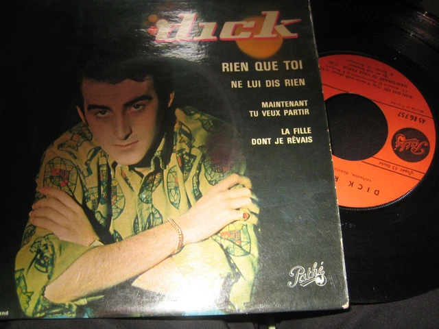 DICK RIVERS RIEN que toi 1964 French 60s EP You’ll Never Walk Alone ...