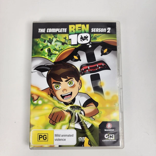 BEN 10 THE Complete Season 2 Two Box Set 2-Discs Childrens Animation ...