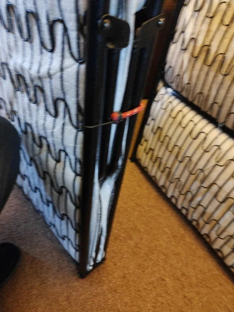 SINGLE FOLD-UP BED with Mattress - 2 Of 2 £5.45 - PicClick UK