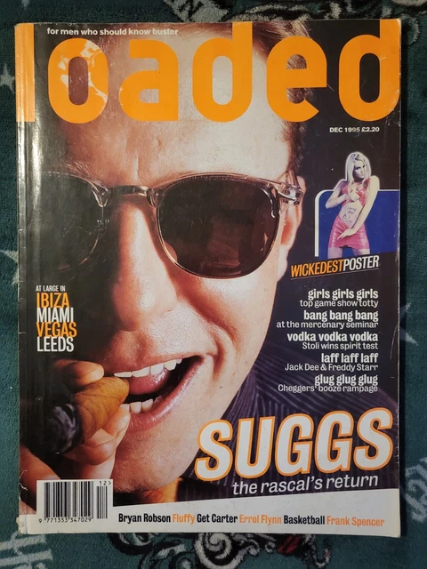 LOADED MAGAZINE DECEMBER 1995 (806) Suggs, Bryan Robson, Get Carter ...