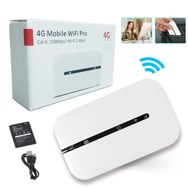 4G LTE TRAGBARE Mobiler Wireless WLAN Router Hotspot SIM Karte WiFi ...