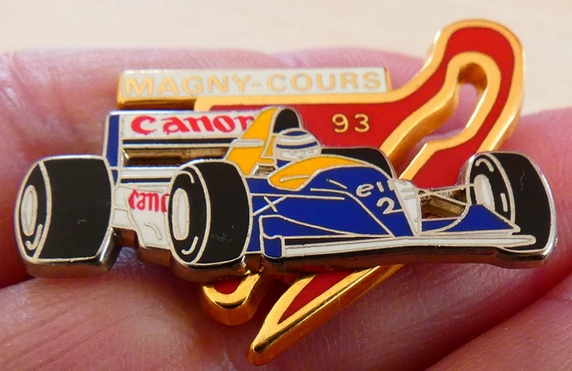 PIN'S F 1 Formula One Williams Renault Canon Gp Magny Cours 93 2D Zamac ...