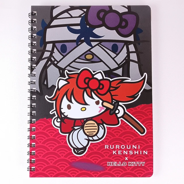 HELLO KITTY X Rurouni Kenshin Sanrio Ring Note Japanese From Japan F/S ...
