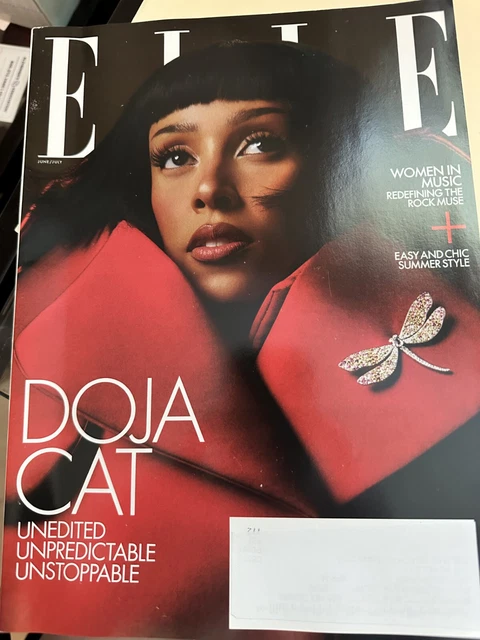 ELLE MAGAZINE - June/July 2022 - Doja Cat - Unedited, Unpredictable ...