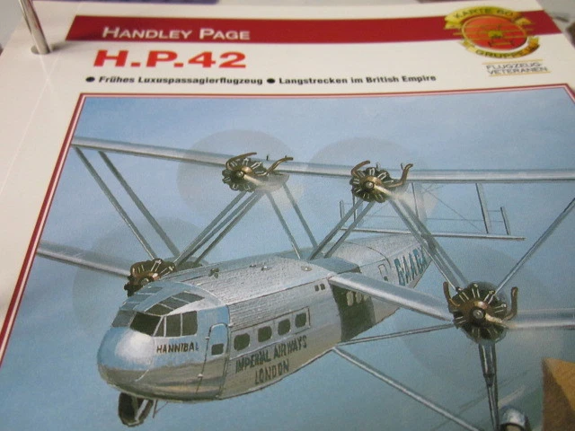 FLIEGEN 14: KARTE 60 Handely Page HP 42 EUR 4,75 - PicClick DE