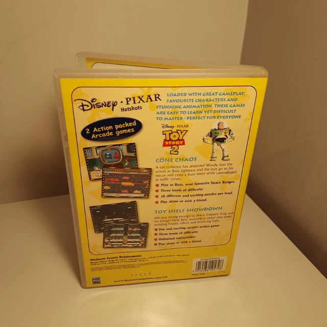 TOY STORY 2 PC GAME CD ROM DISNEY PIXAR HOTSHOTS ACTION ARCADE KIDS ...